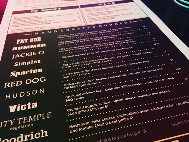 Fat Bob’s Burger Bar | Foodie About Town